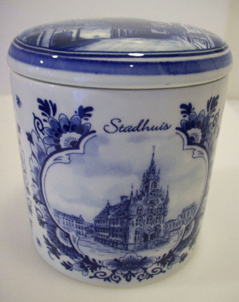 Ceramic pot for Syrupwaffle Delft Blue ”Gouda” - Nettuno Standalone ...